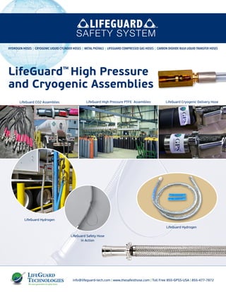 LifeGuard safety hose high pressure and cryogenic hose specification ...