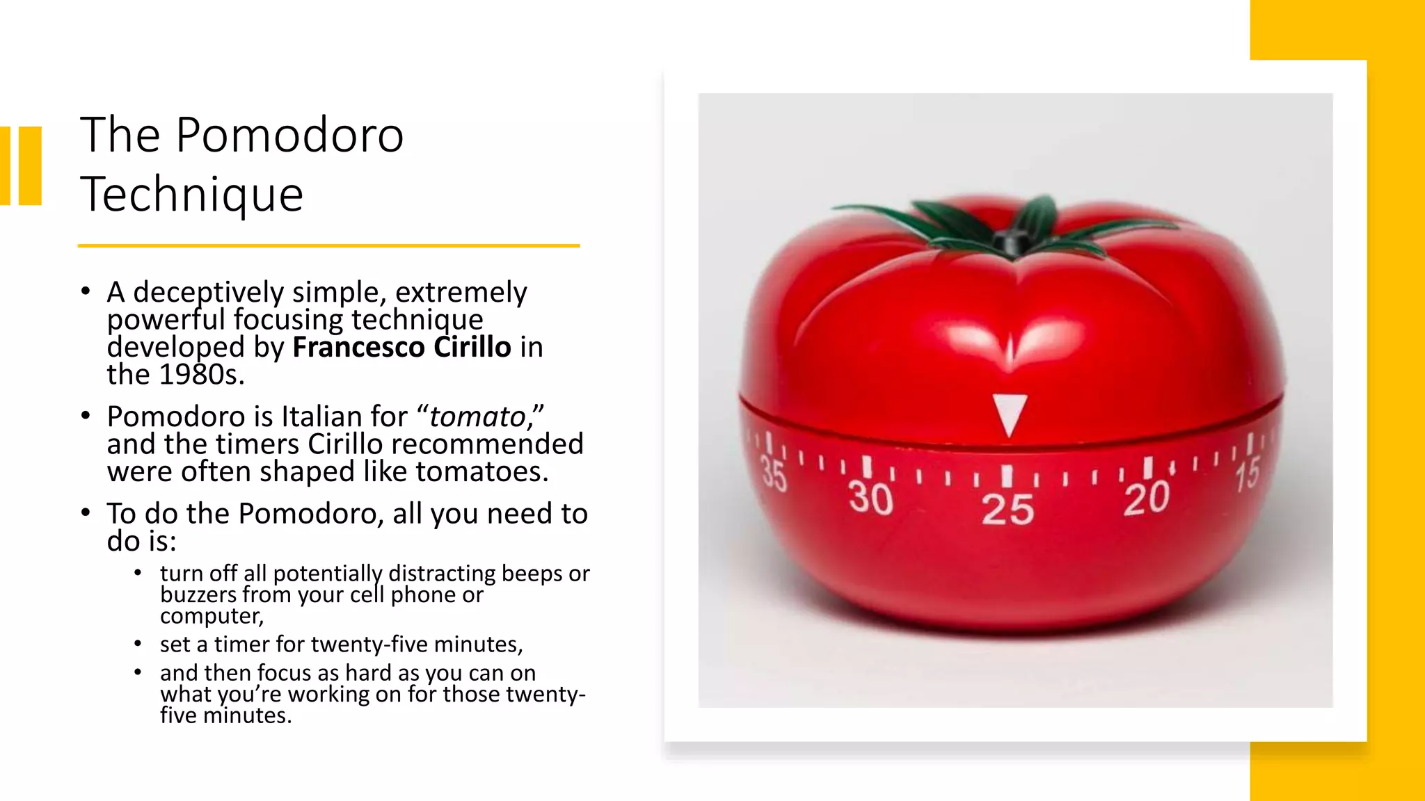Life Hack - Work - Pomodoro Technique.pptx