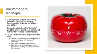 Life Hack - Work - Pomodoro Technique.pptx