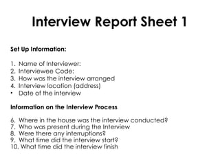 Life History Research Methodology | PPT