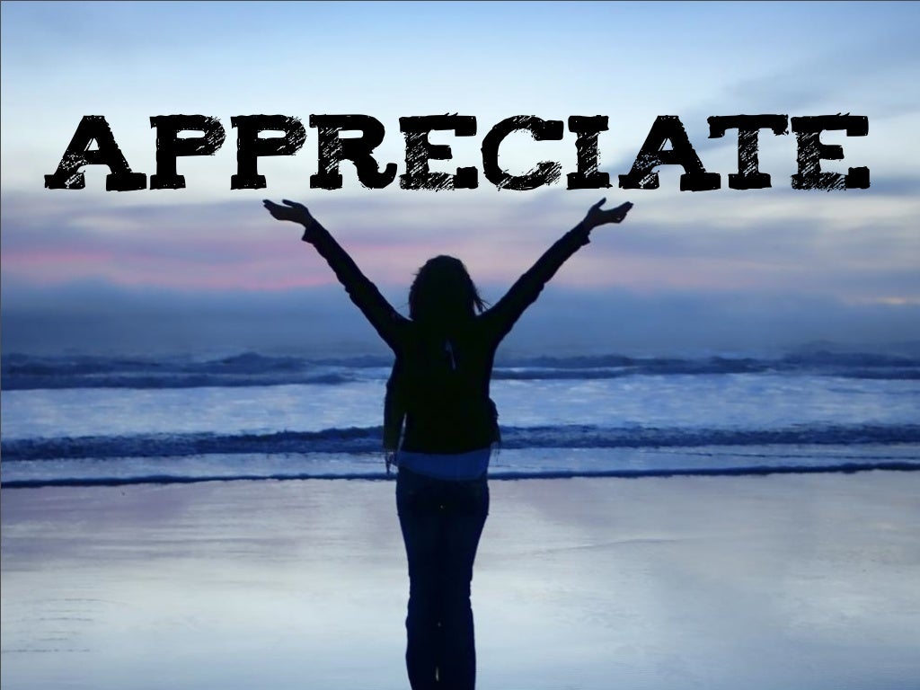 APPRECIATE
