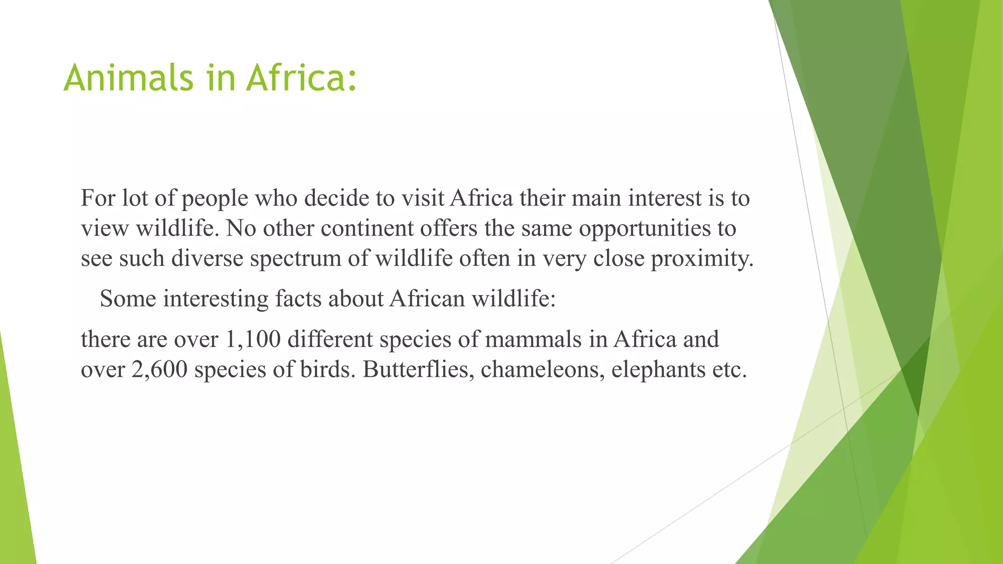 Life in africa | PPTX