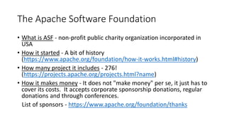 Life in Apache Software Foundation | PPT