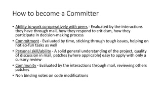 Life in Apache Software Foundation | PPT