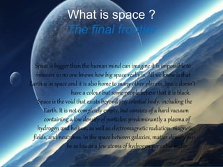 Life in a space | PPT
