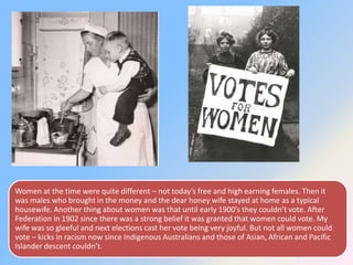 Life In Australia Then And Now. | PPTX | Politics