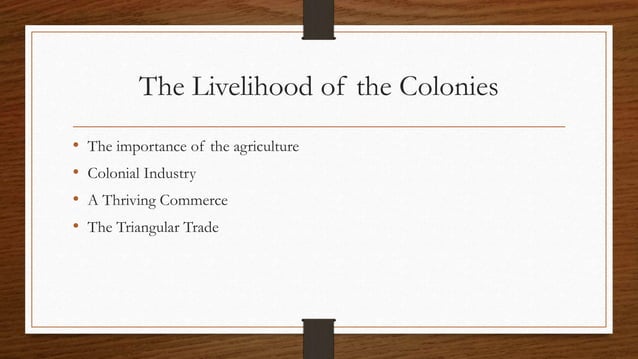 Life in colonial america | PPT