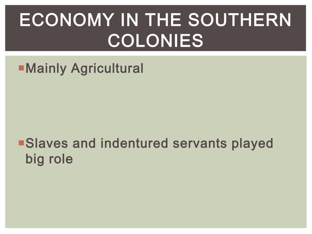 Life in colonial america part 1 2 | PPT