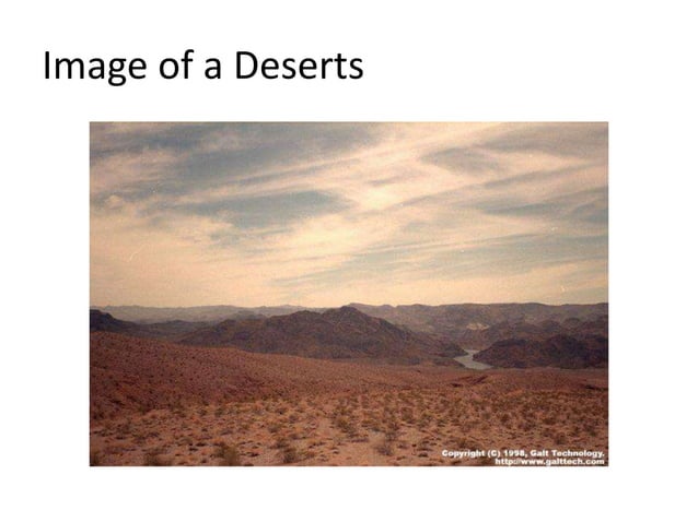 Life in deserts | PPT