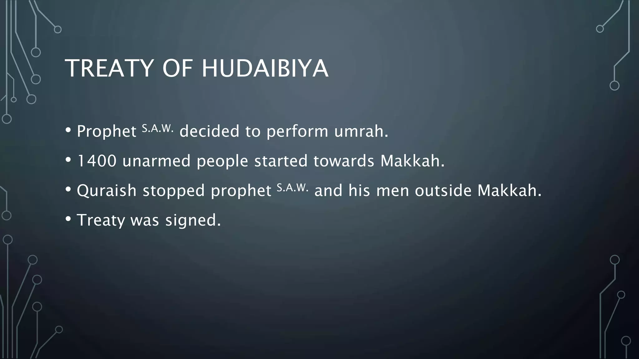 Prophet Muhammad [S.A.W.]'s Life in Madinah | PPTX