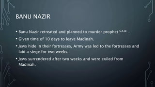 Prophet Muhammad [S.A.W.]'s Life in Madinah | PPTX