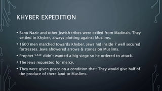Prophet Muhammad [S.A.W.]'s Life in Madinah | PPTX