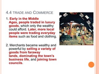 Life in medieval towns guided rdg notes | PPT