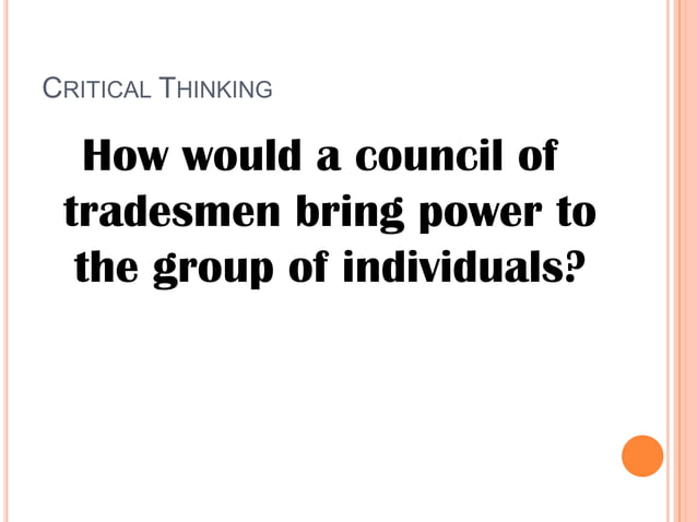 Life in medieval towns guided rdg notes | PPT