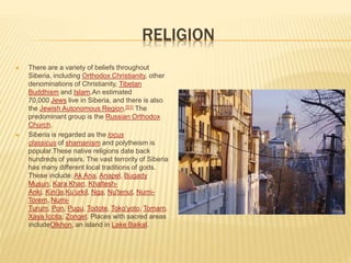 Life in siberia | PPTX | Geography | Science