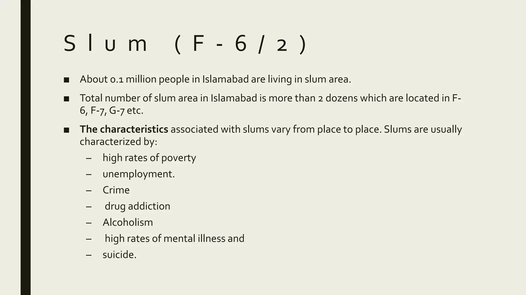 Life in slum area f 6/2 | PPTX