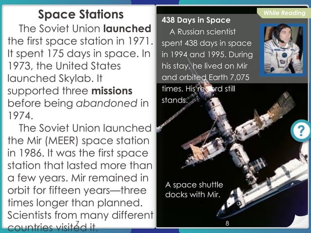 LIFE IN SPACE. a short story to tell to children | PDF | Space and ...