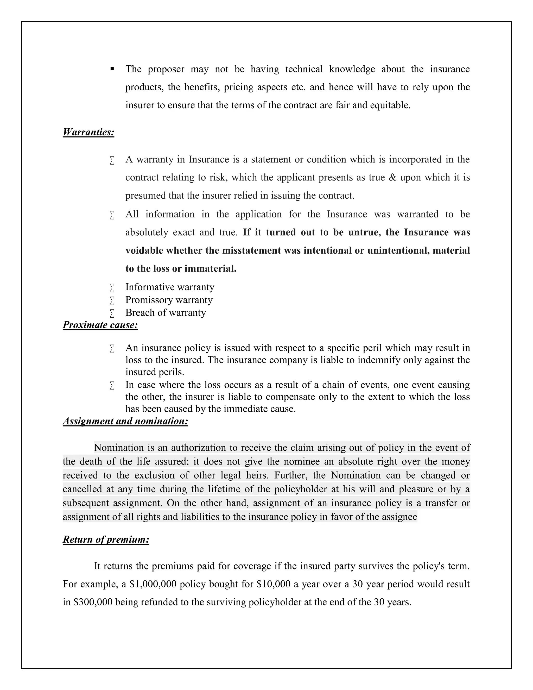 Life insurance and its types | PDF