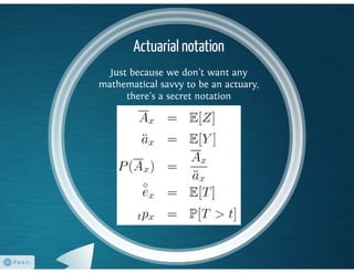 Life Insurance Mathematics | PPT | Free Download