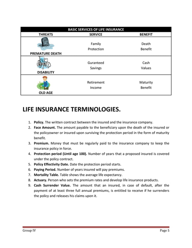 Life Insurance | DOC | Life Insurance | Insurance