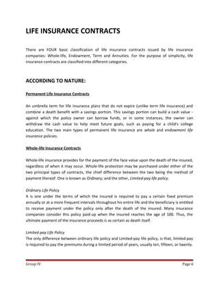 Life Insurance | DOC