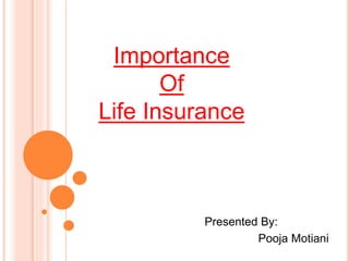 Life insurance | PPTX