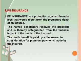 Life insurance | PPTX