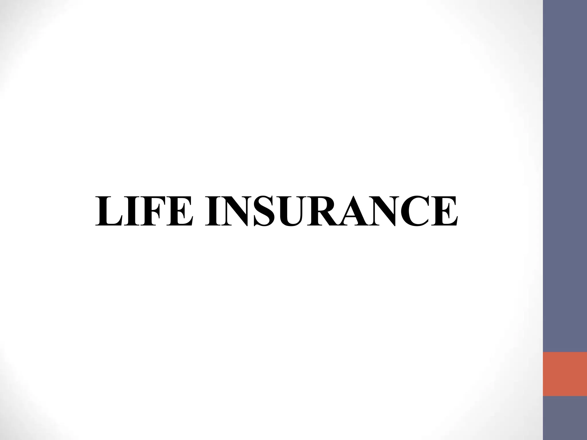 Life insurance | PPT