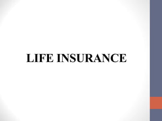 Life insurance | PPT