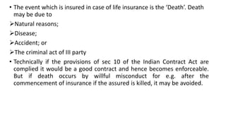 Life insurance In Indian Insurance .pptx