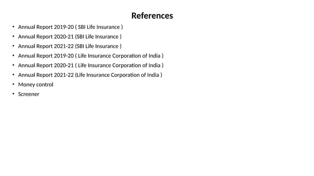 Life Insurance Company ration analysis . | PPT