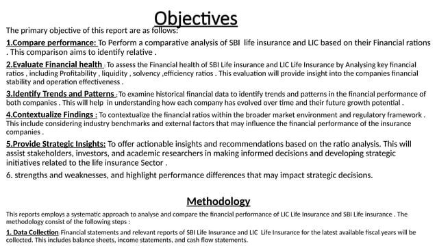 Life Insurance Company ration analysis . | PPT