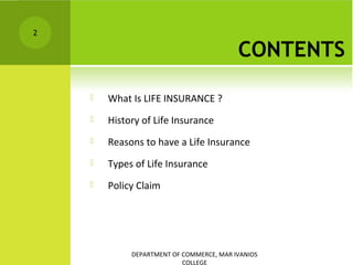 Life Insurance- A Case Study | PPT