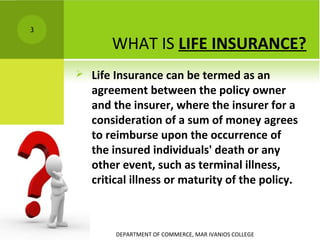 Life Insurance- A Case Study | PPT