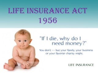 Life insurance act 1956 | PPT