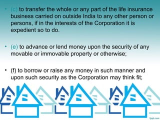 Life insurance act 1956 | PPT