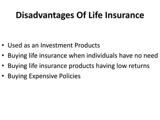 LiFe InsUraNcE anD iTs ProDucTs aNd PreMiuM PayMenT | PPTX