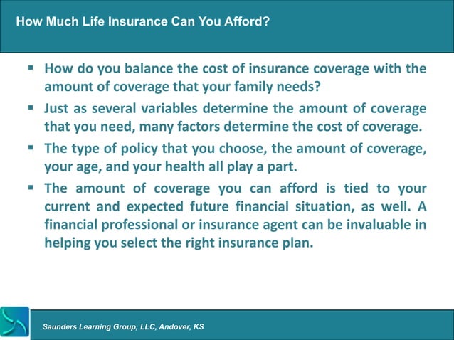 Life insurance basics | PPTX
