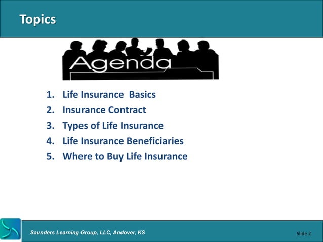 Life insurance basics | PPTX