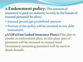 LIFE INSURANCE | PPTX