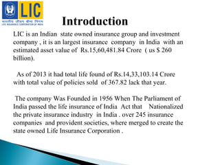 Life insurance corporation | PPT