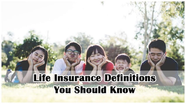 Life Insurance Definitions You Should Know | PPT