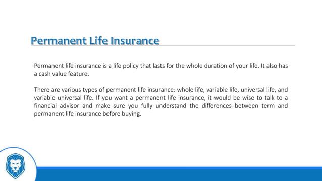Life Insurance Definitions You Should Know | PPT