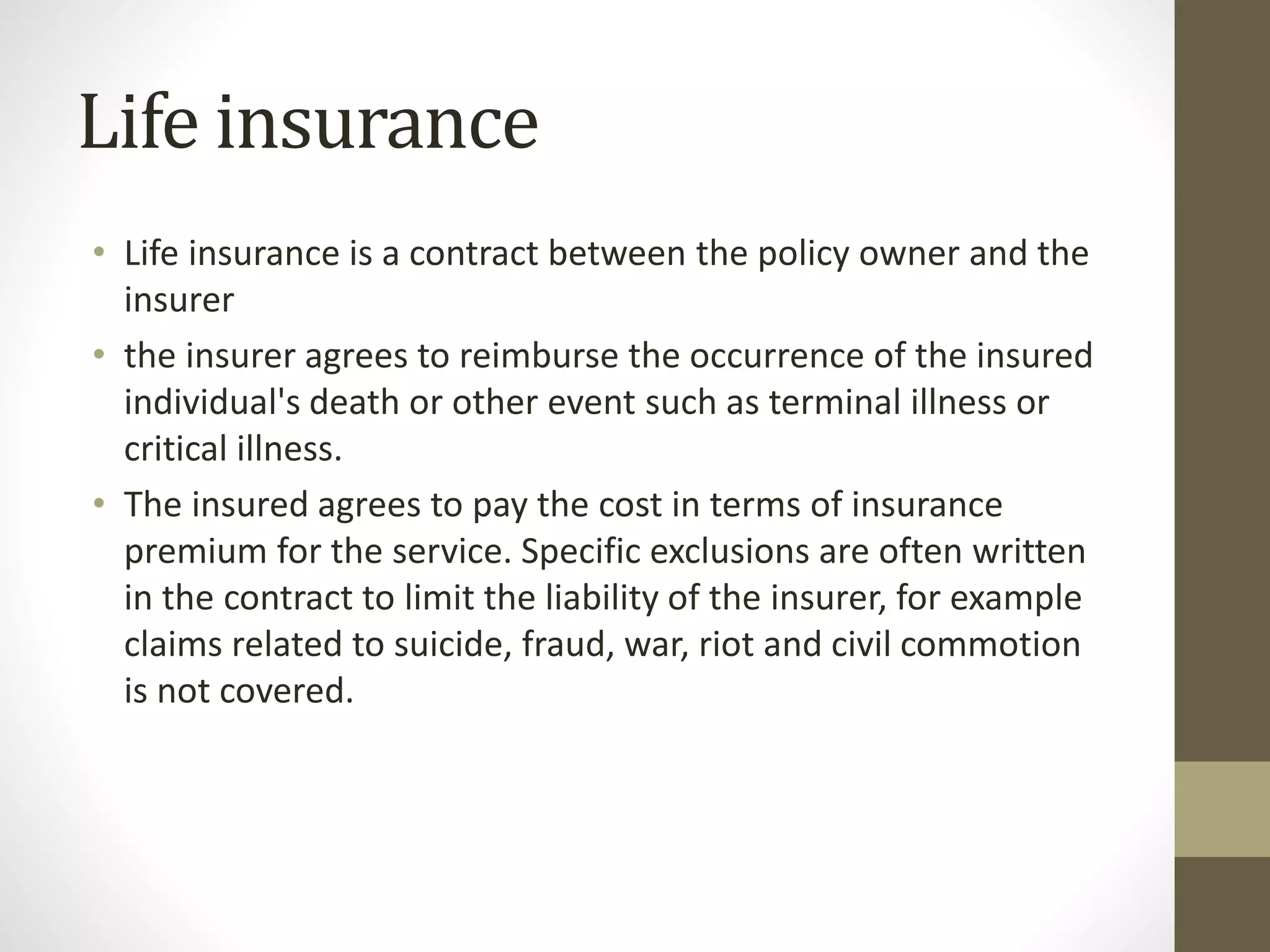 Life insurance history | PPTX