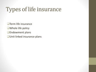 Life insurance history | PPTX