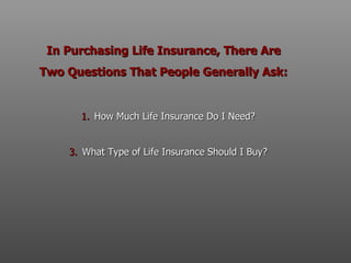 Life Insurance Lesson | PPT