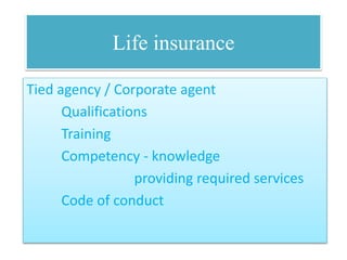 Life insurance Distribution Channel | PPTX