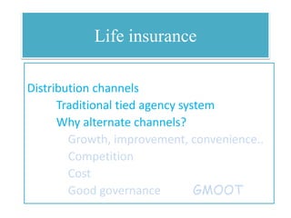 Life insurance Distribution Channel | PPTX