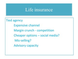 Life insurance Distribution Channel | PPTX