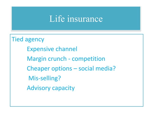 Life insurance Distribution Channel | PPTX